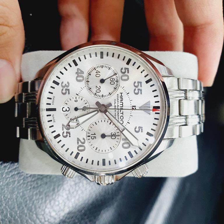 Hamilton Automatic Pilot Watch 42mm Chronograph, Luxury, Watches on ...