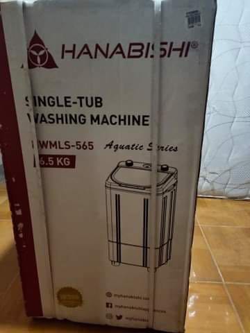 Hanabishi Single-Tub Washing Machine 6.5kg, Furniture & Home Living ...