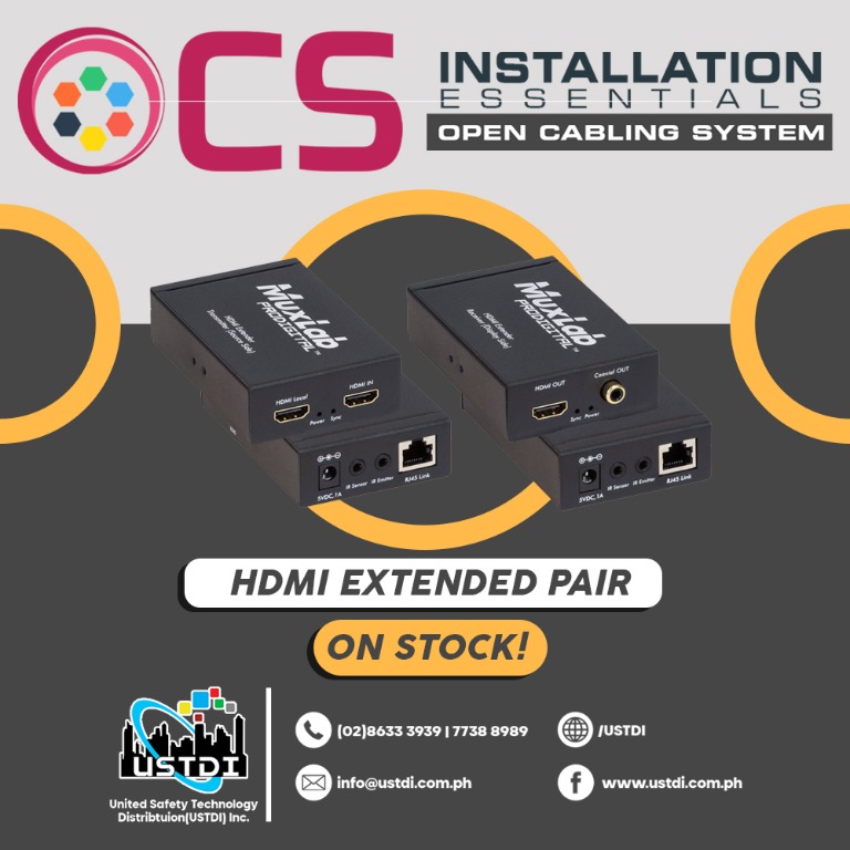 HDMI Extender Pair (60m max), Furniture & Home Living, Security & Locks ...