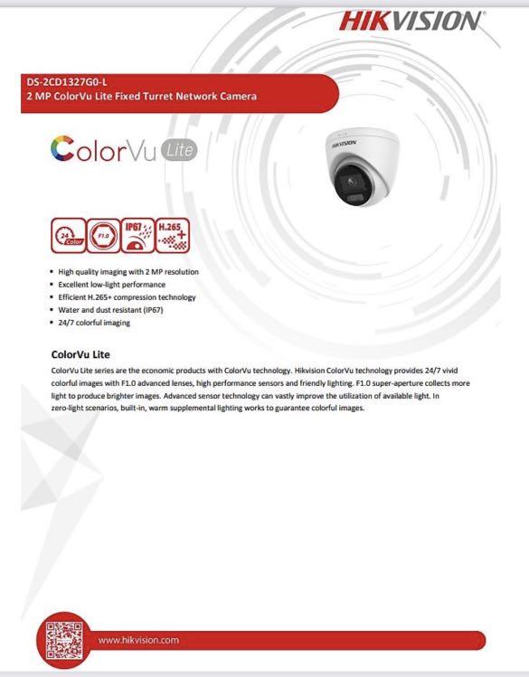 Hikvision ColorVu IP PoE Full-HD 1080P 2MP/4MP/8MP Network IP PoE CCTV ...