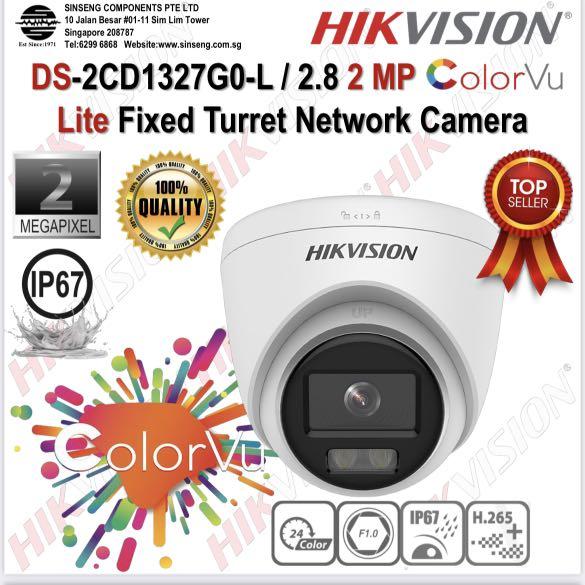 Hikvision ColorVu IP PoE Full-HD 1080P 2MP/4MP/8MP Network IP PoE CCTV ...