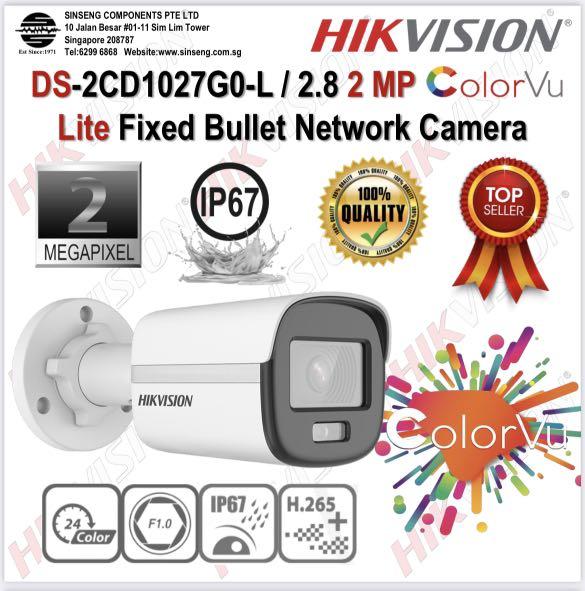 Hikvision ColorVu IP PoE Full-HD 1080P 2MP/4MP/8MP Network IP PoE CCTV ...