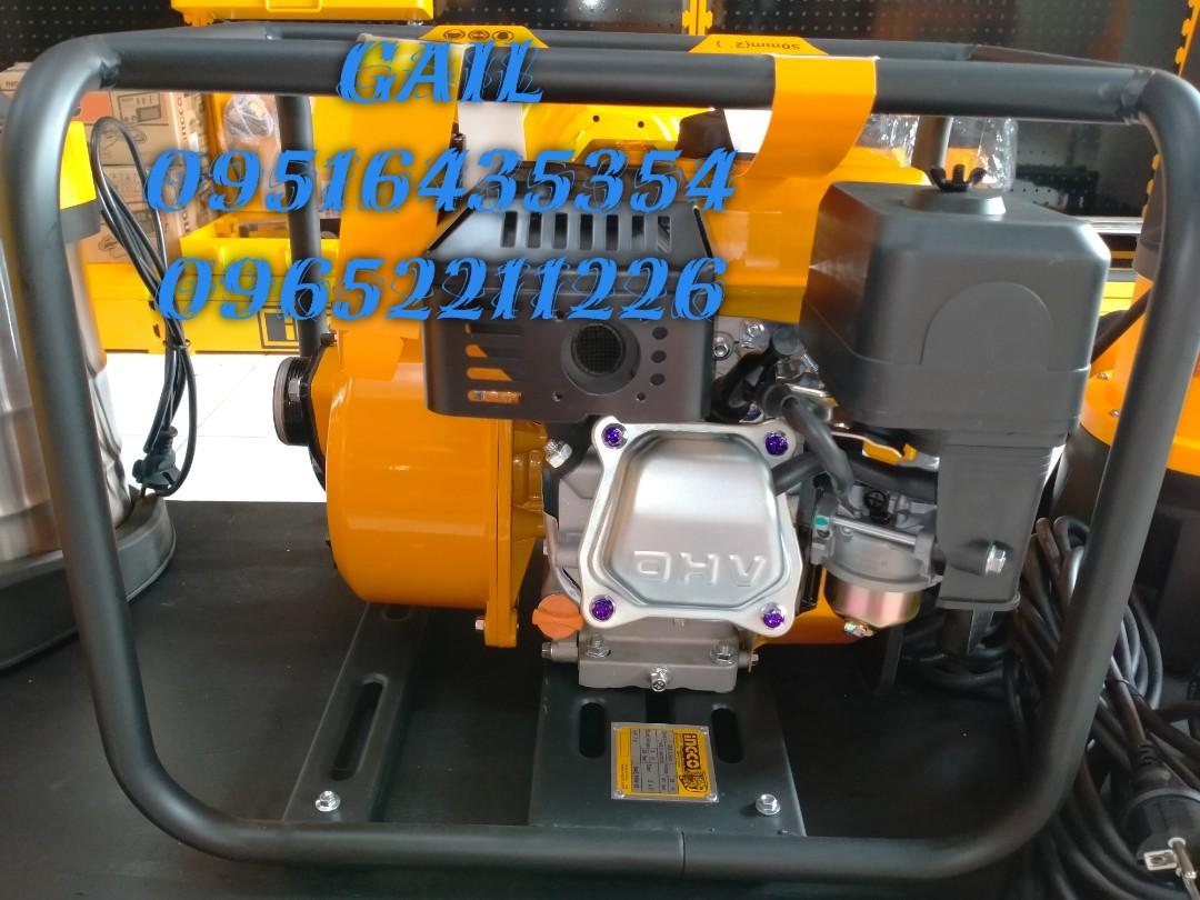 INGCO 2x2, 7HP, 4-stroke Gasoline Water Pump, Commercial & Industrial ...