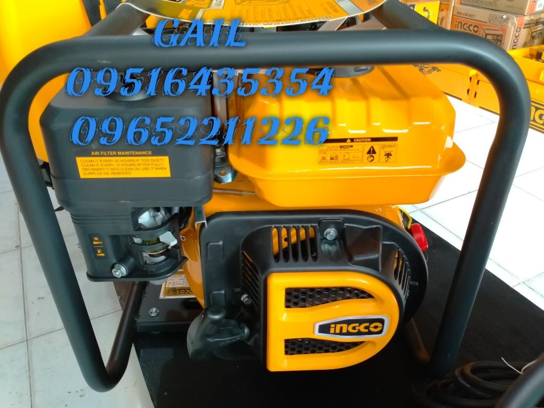 INGCO 2x2, 7HP, 4-stroke Gasoline Water Pump, Commercial & Industrial ...