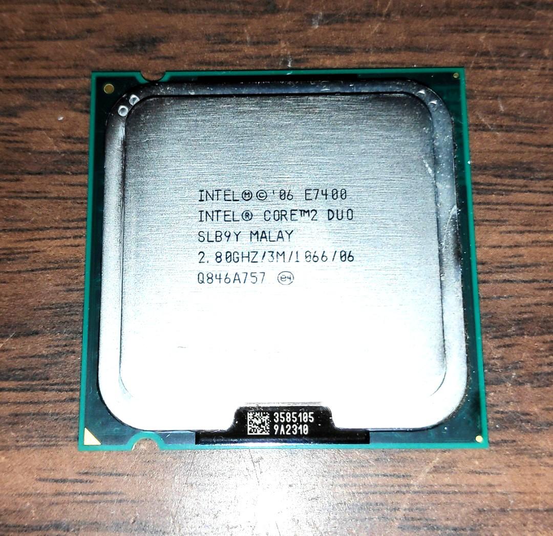 Intel E7400 2.80GHz Core 2 Duo Desktop Parts CPU Processor, Computers ...
