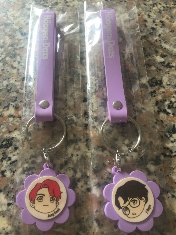 J-hope & Jungkook BTS collectible keychains, Tickets & Vouchers, K-Wave ...