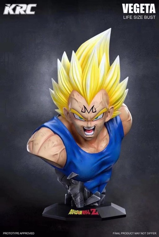 KRC Studio - Scale 1/1 Vegeta Bust, Hobbies & Toys, Collectibles ...
