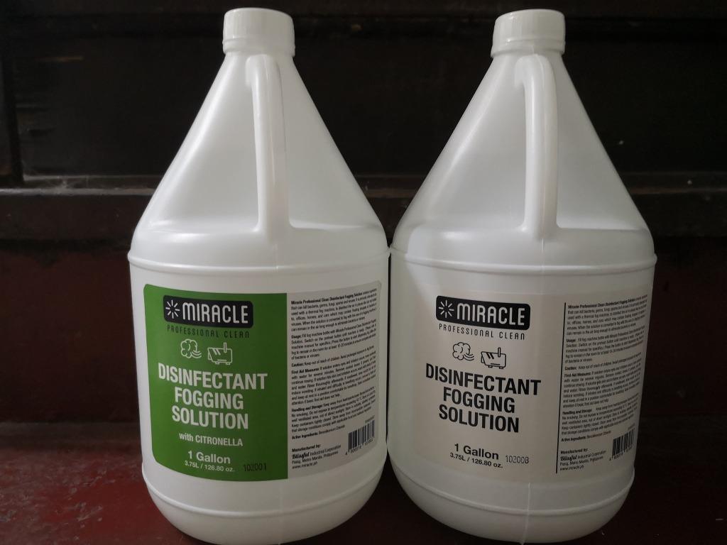 Miracle Disinfectant Fogging Solution, Beauty & Personal Care ... Miracle Disinfectant Fogging Solution, Beauty & Personal Care ...