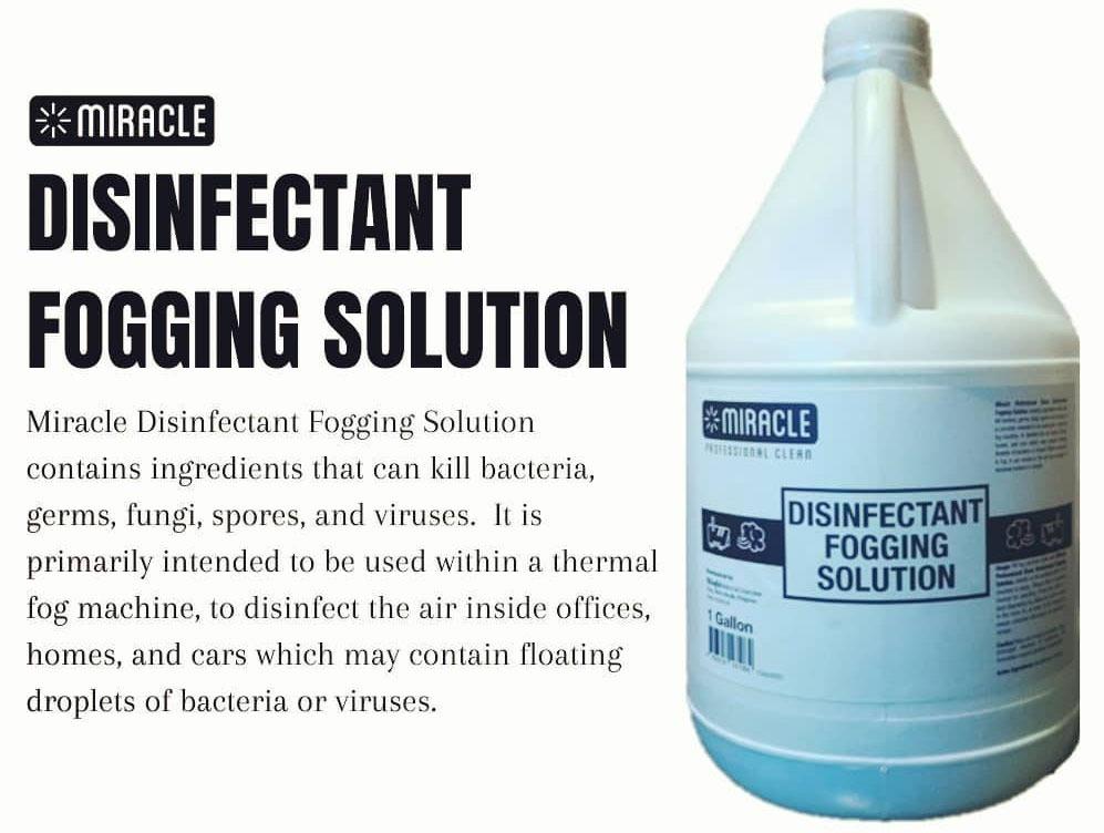 Miracle Disinfectant Fogging Solution, Beauty & Personal Care ... Miracle Disinfectant Fogging Solution, Beauty & Personal Care ...