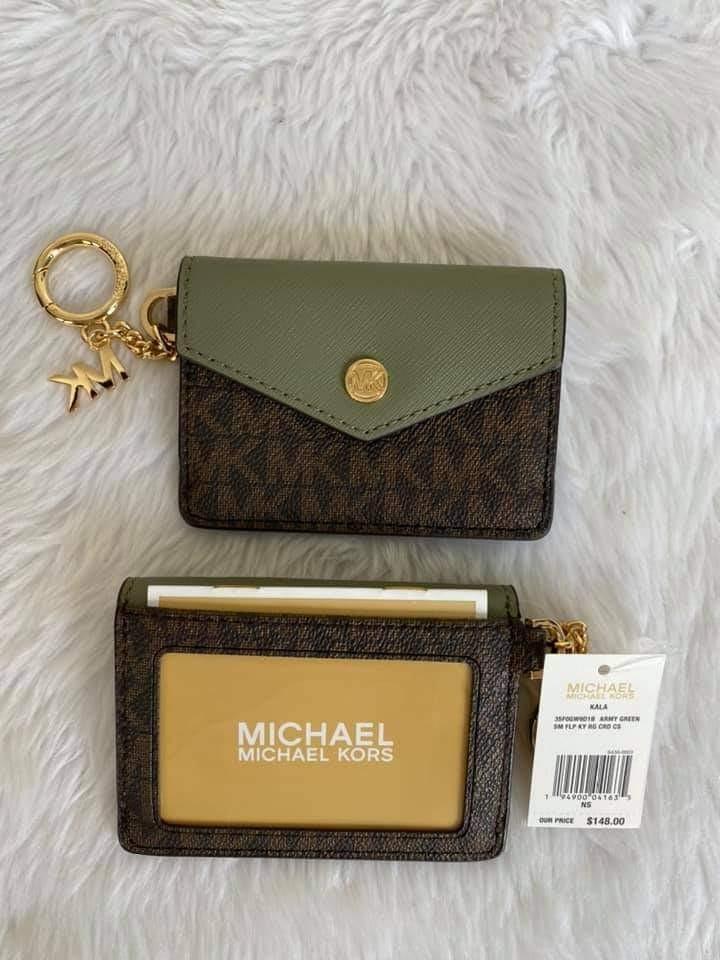 MK KALA FLAP CARD CASE, Women's Fashion, Bags & Wallets, Wallets & Card ...