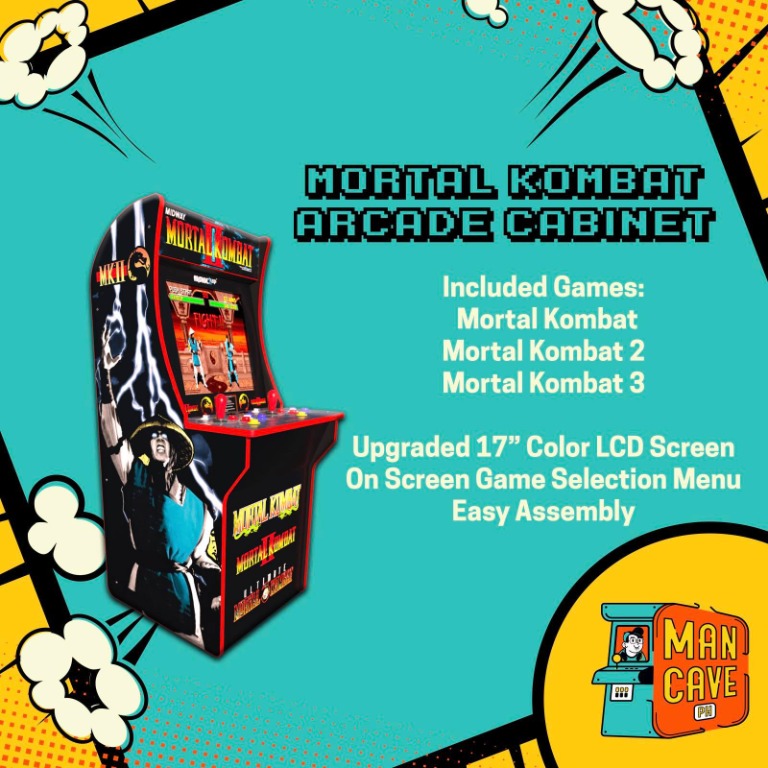 Mortal Kombat Arcade Cabinet, Hobbies & Toys, Toys & Games on Carousell