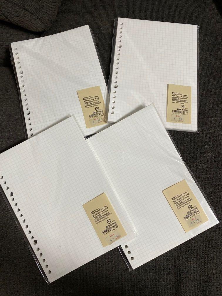 MUJI Grid paper packs, Hobbies & Toys, Stationery & Craft, Stationery ...