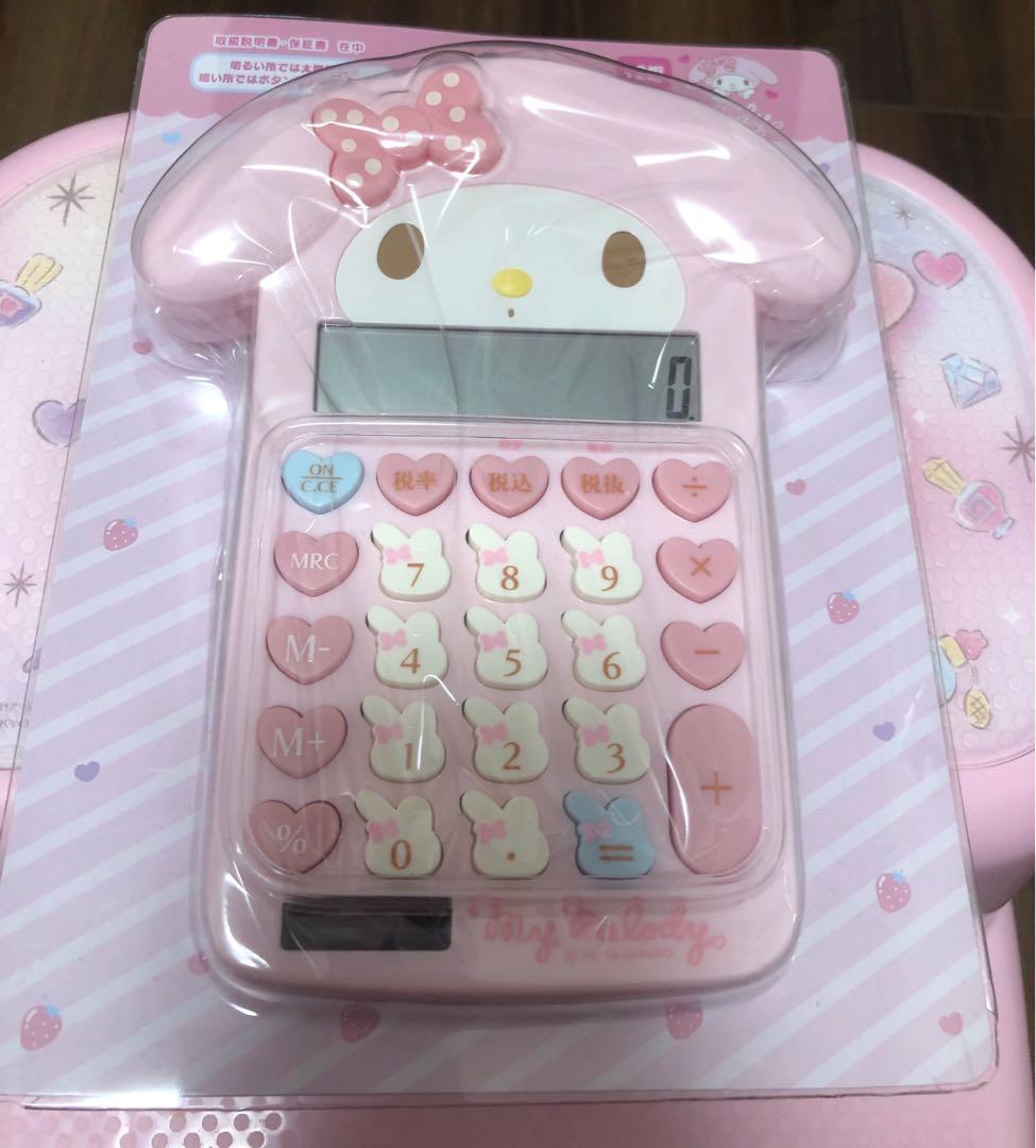 My Melody Calculator, Luxury, Bags & Wallets on Carousell