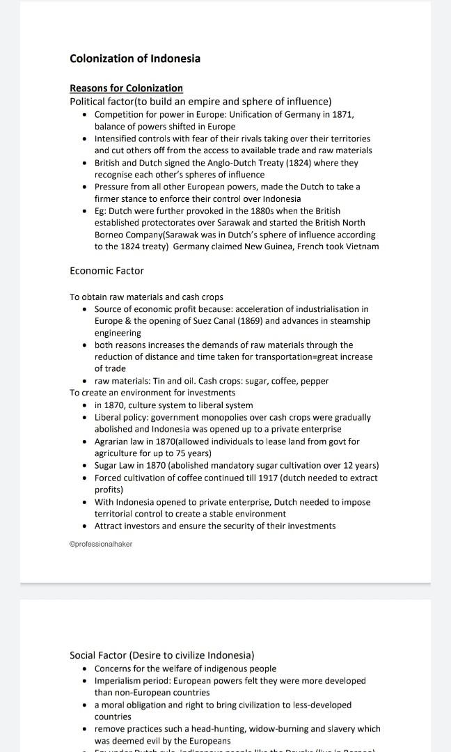 O Level Pure History Notes. A1 History, Hobbies & Toys, Books ...