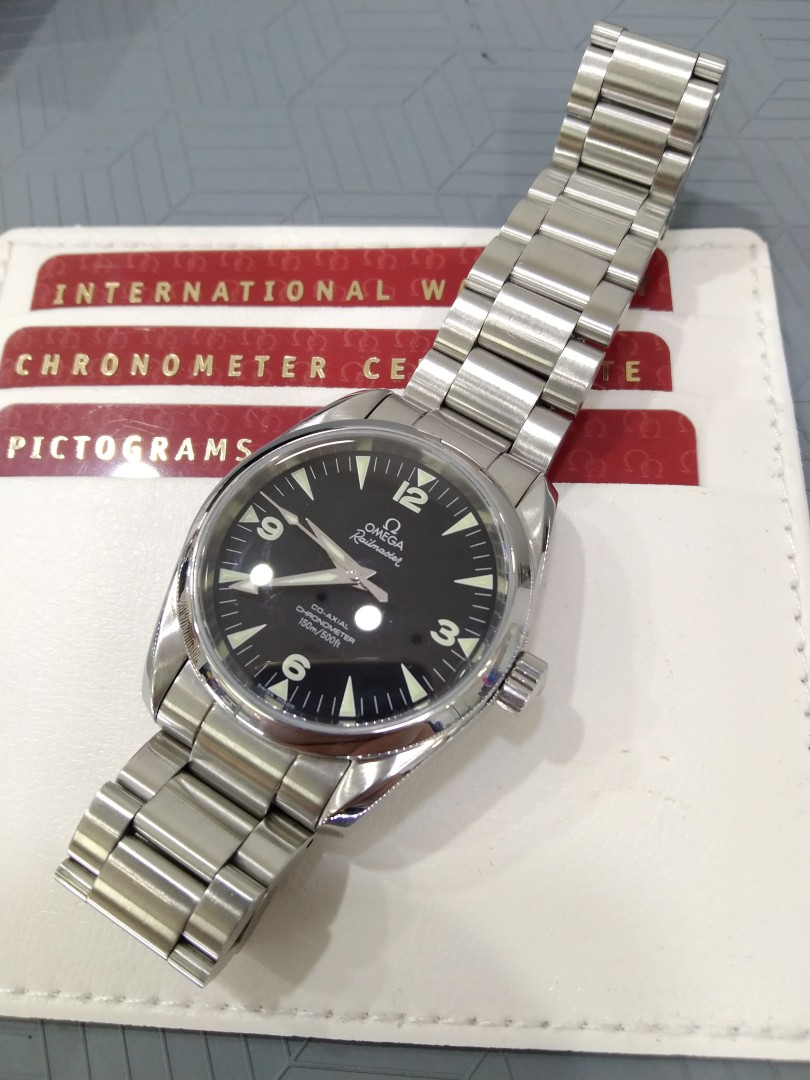 (sold)Omega Railmaster 36mm, Luxury, Watches on Carousell