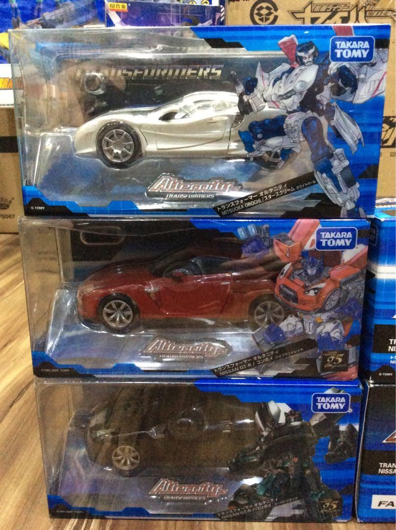 TakaraTomy Transformers Alternity Nisson GTR Convoy / Optimus Prime ...
