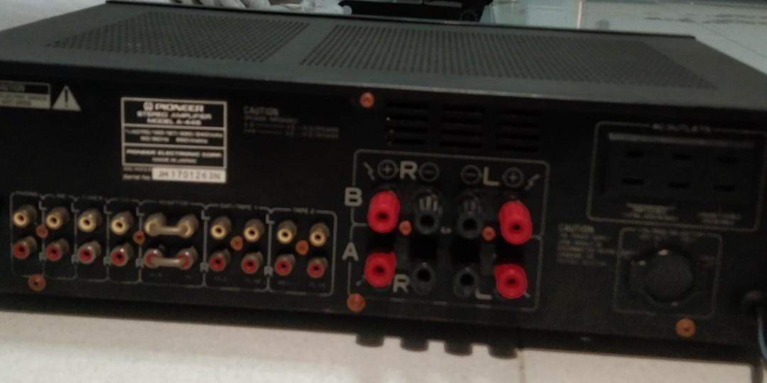 Pioneer A-445 Stereo Amplifier, Audio, Soundbars, Speakers & Amplifiers ...