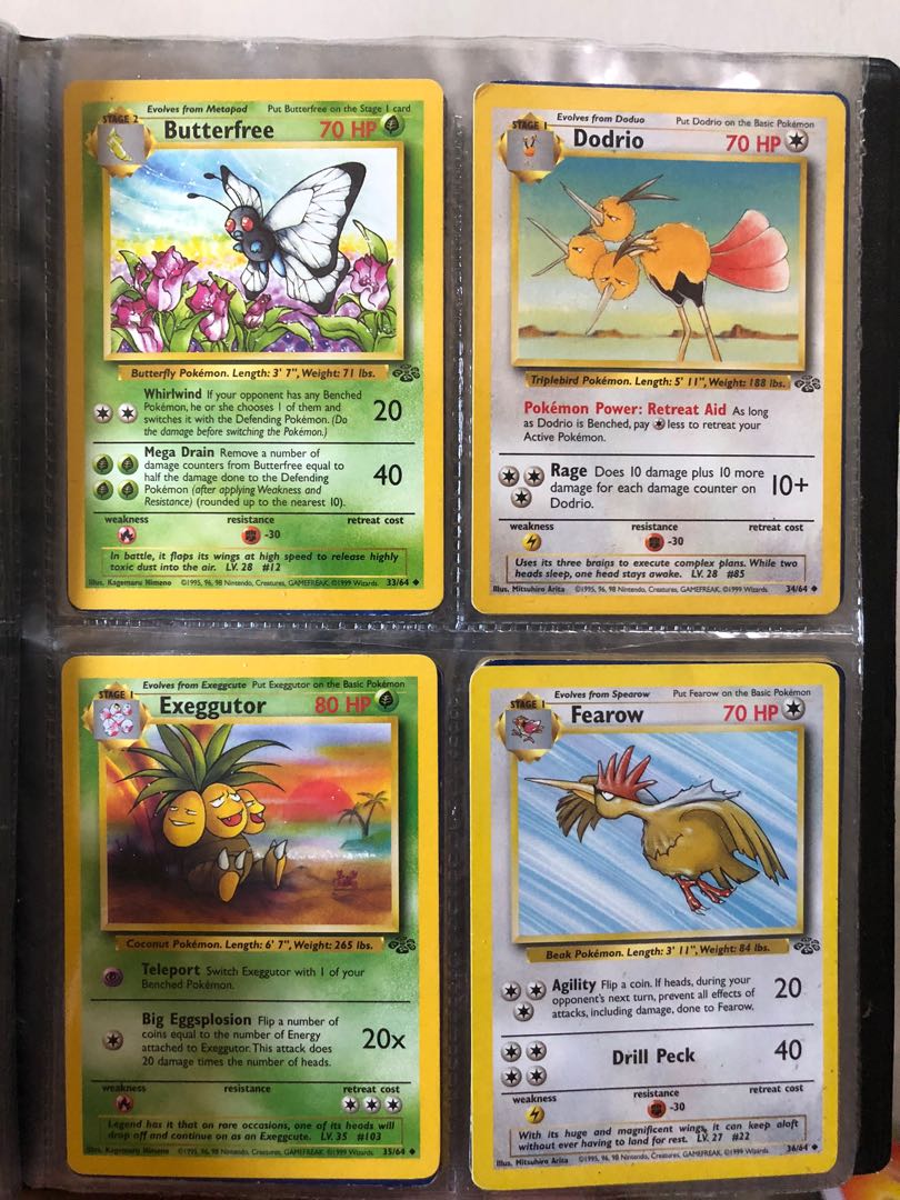 Pokemon Jungle Cards set and singles, Hobbies & Toys, Memorabilia ...