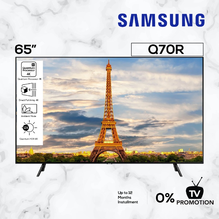 Q70R 65'' series Samsung Smart TV 4K, TV & Home Appliances, TV ...
