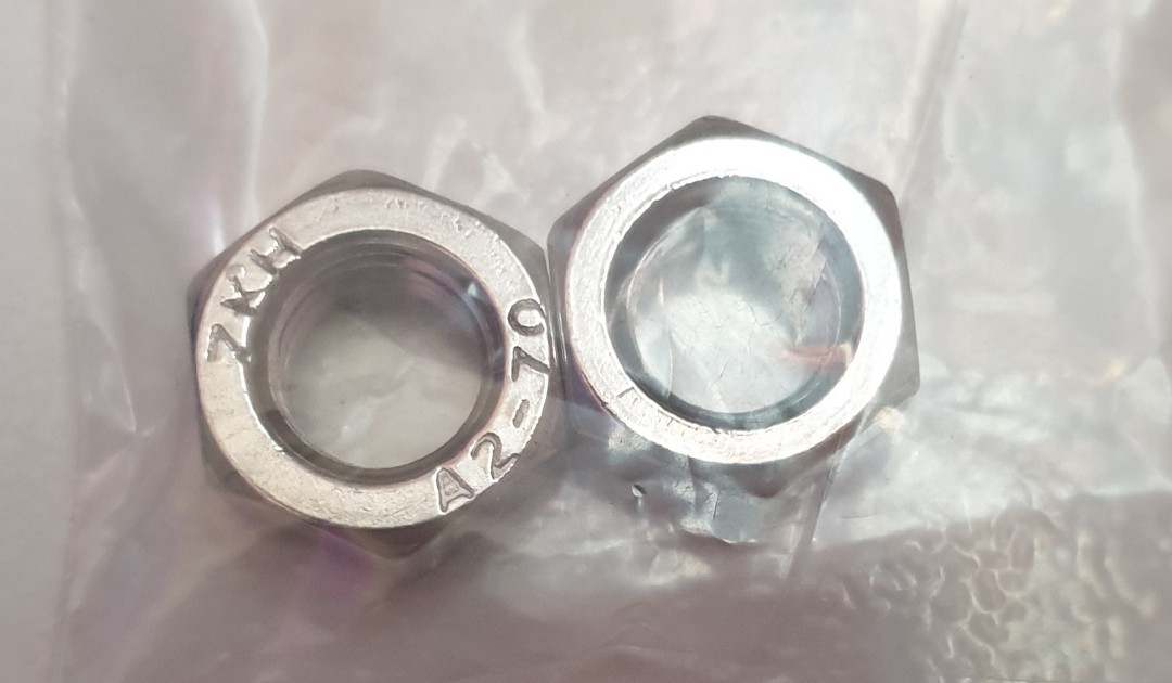 Reverse Thread Stainless Steel Nuts, Motorcycles, Motorcycle ...