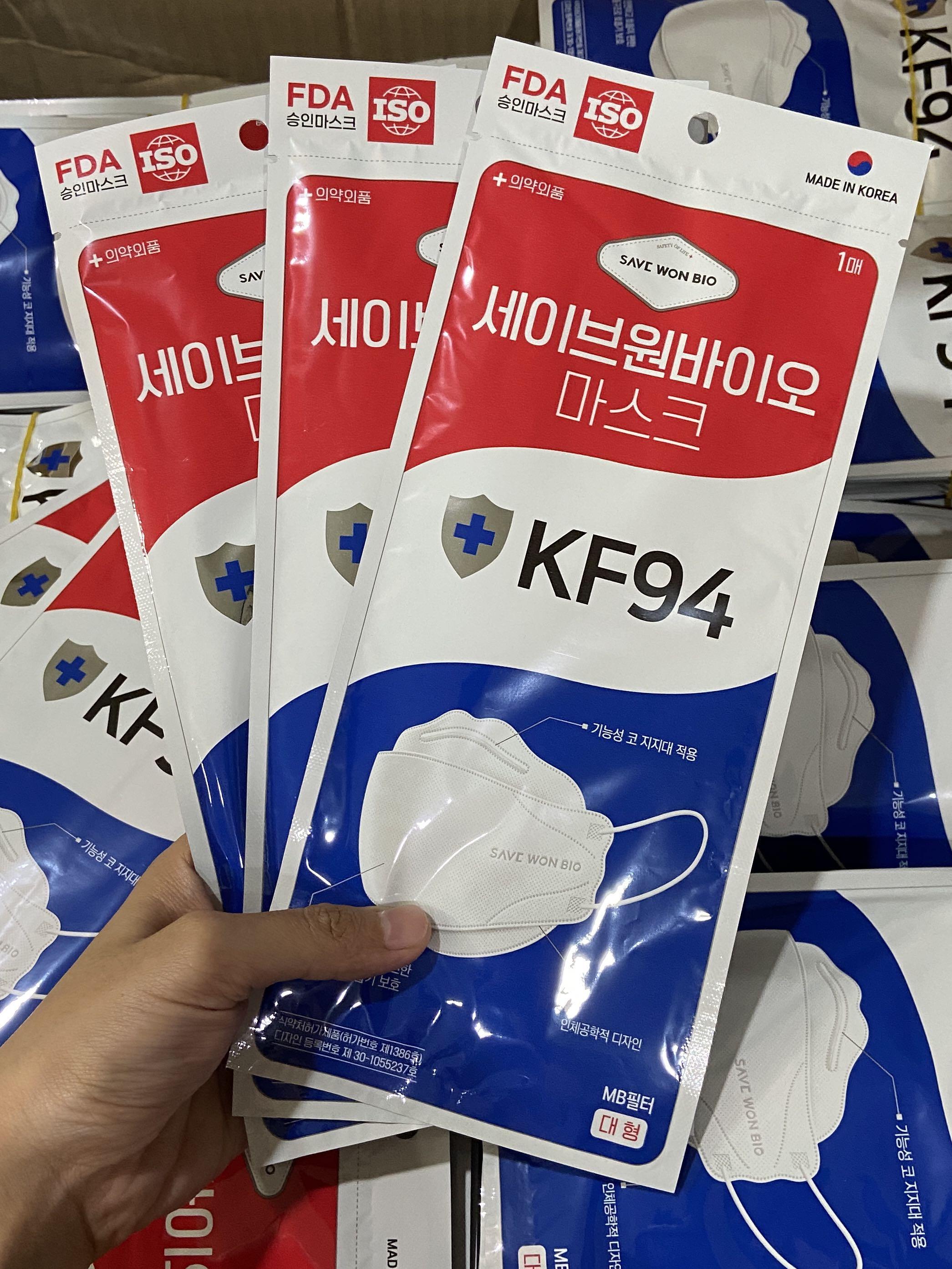 Save Won Bio KF94 Mask, Health & Nutrition, Face Masks & Face Shields on Carousell