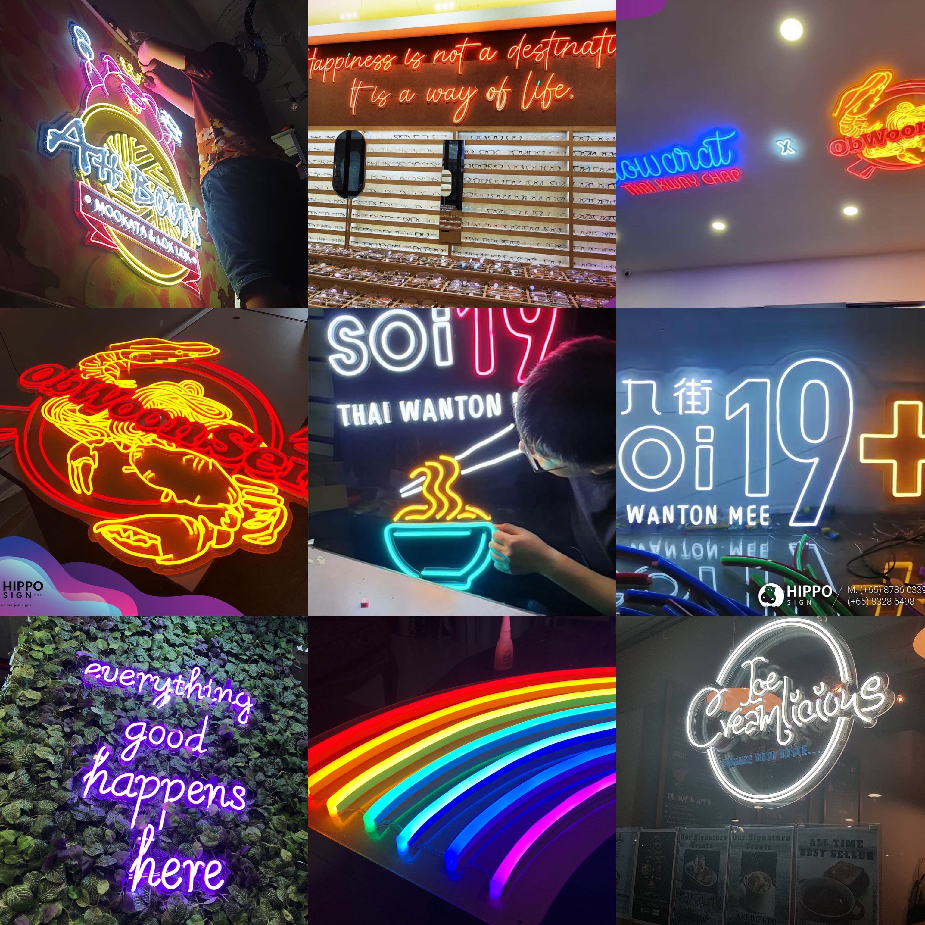 Signage signboard led neon light, Furniture & Home Living, Lighting ...