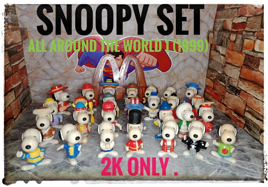 Snoopy World Tour 1, Hobbies & Toys, Toys & Games on Carousell