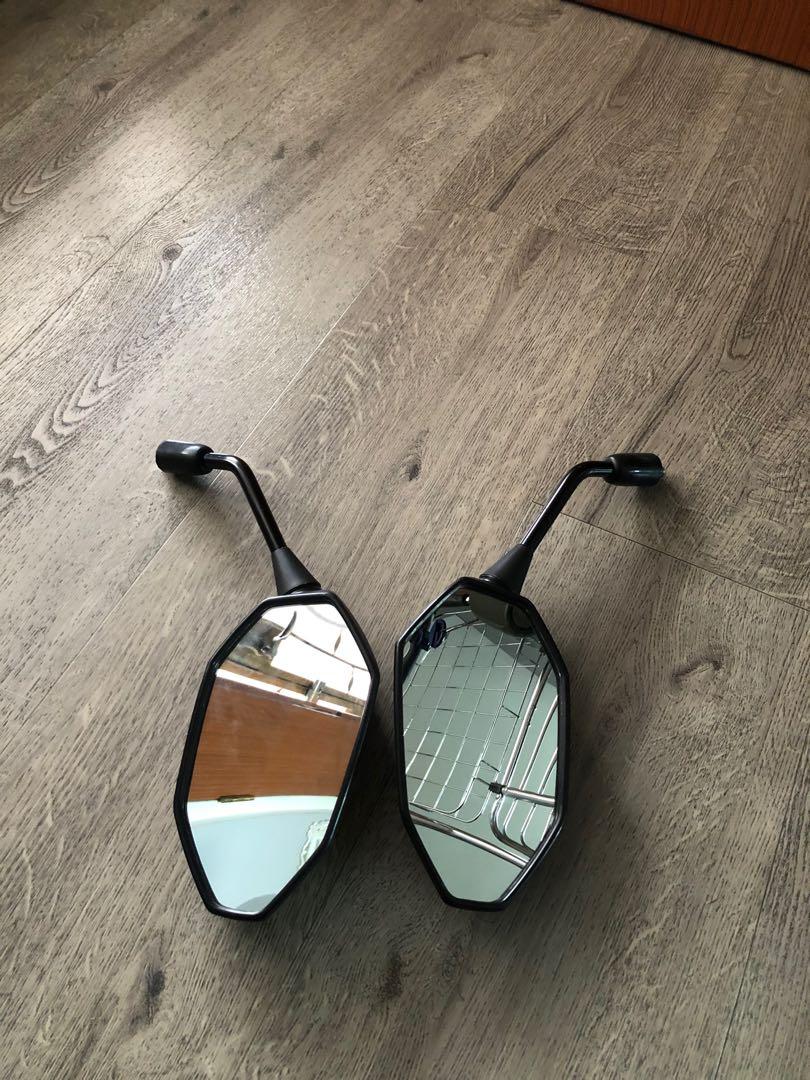 Stock ADV 150 side mirror, Motorcycles, Motorcycle Accessories on Carousell