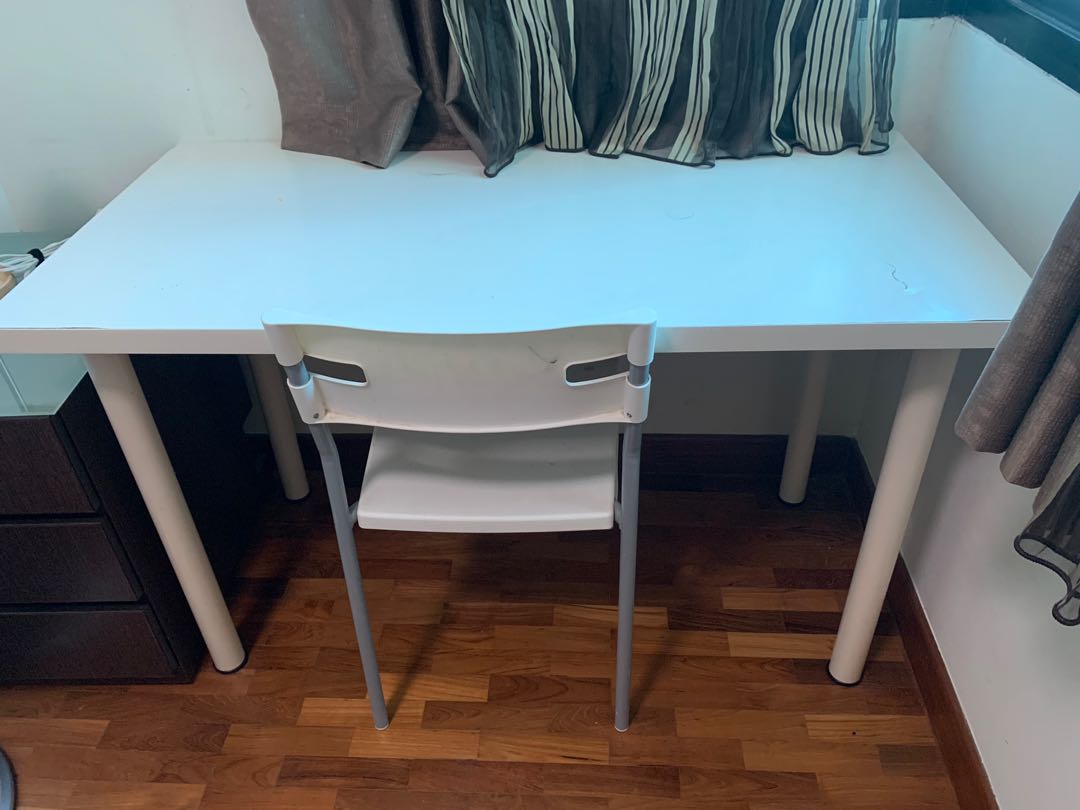 Study Table + Chair, Furniture & Home Living, Furniture, Tables & Sets ...