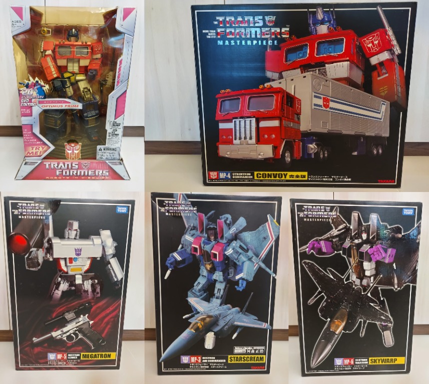 TakaraTomy/Hasbro Transformers Masterpiece: MP-1 Optimus Prime / MP-3 ...