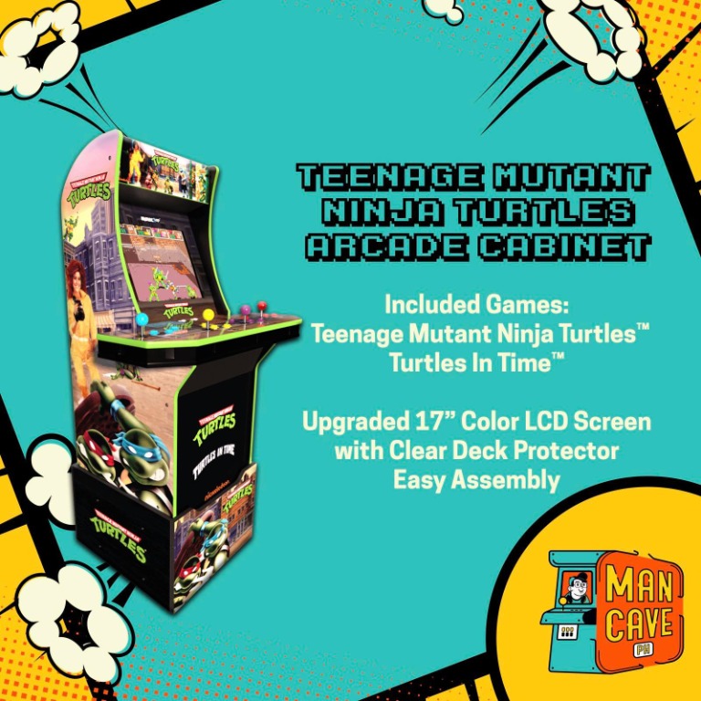 Teenage Mutant Ninja Turtles Arcade Cabinet, Hobbies & Toys, Toys ...
