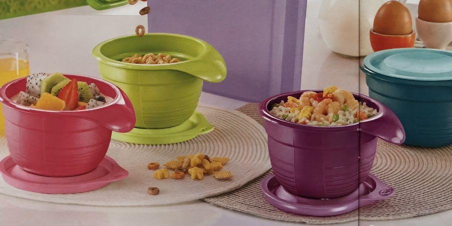 Tupperware Pretty Pastels Bowls, Furniture & Home Living, Kitchenware ...