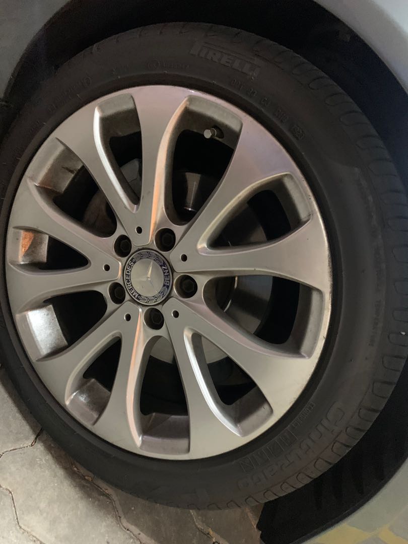 Very new original Mercedes 17inch Rims and 225/45/17 tyre, Car ...