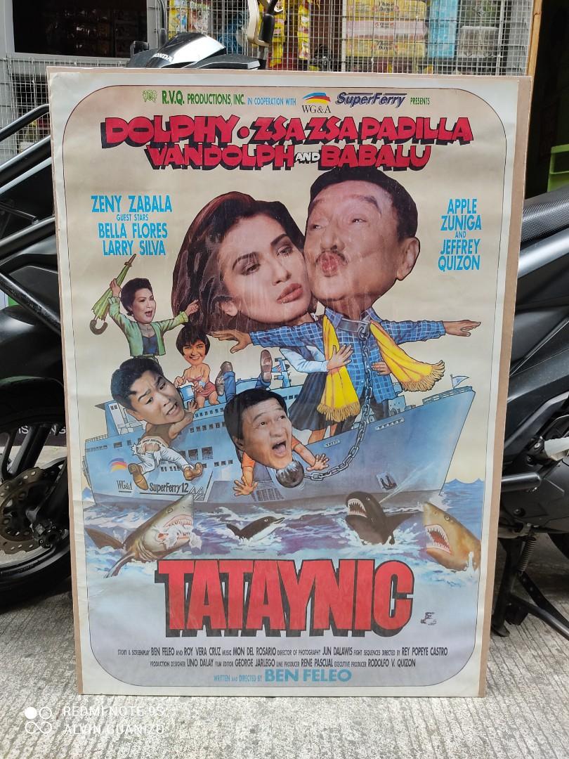 vintage Dolphy Tataynic movie poster, Hobbies & Toys, Memorabilia ...