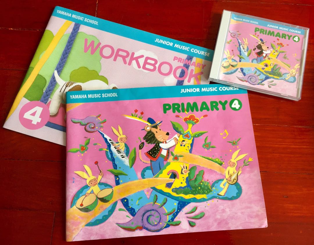 Yamaha JMC Primary 4 Set (textbook, workbook & CD), Hobbies & Toys ...