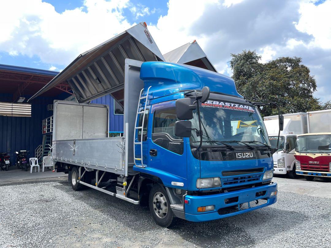 2019 Isuzu Forward Aluminum Wing van 21FT With Power Lifter 6HK1 Engine ...