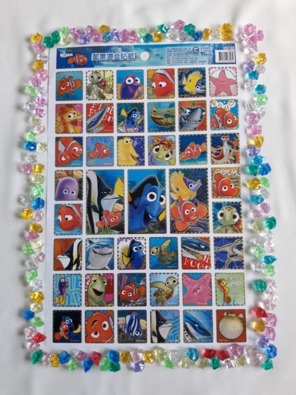 海底系贴纸 Disney Finding NEMO 1 Stickers (Taiwan), Hobbies & Toys ...