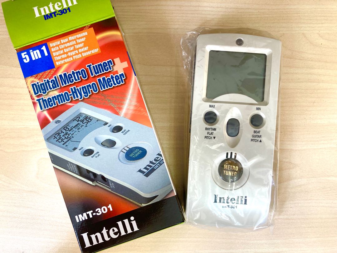 [包郵]電子拍子機 Intelli IMT-301 Digital Metro Tuner, 興趣及遊戲, 音樂樂器 & 配件, 樂器配件 ...