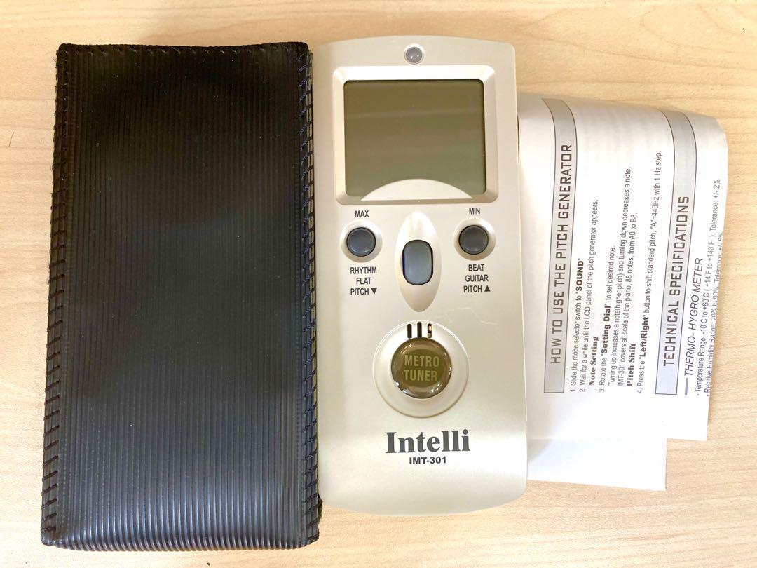 [包郵]電子拍子機 Intelli IMT-301 Digital Metro Tuner, 興趣及遊戲, 音樂樂器 & 配件, 樂器配件 ...
