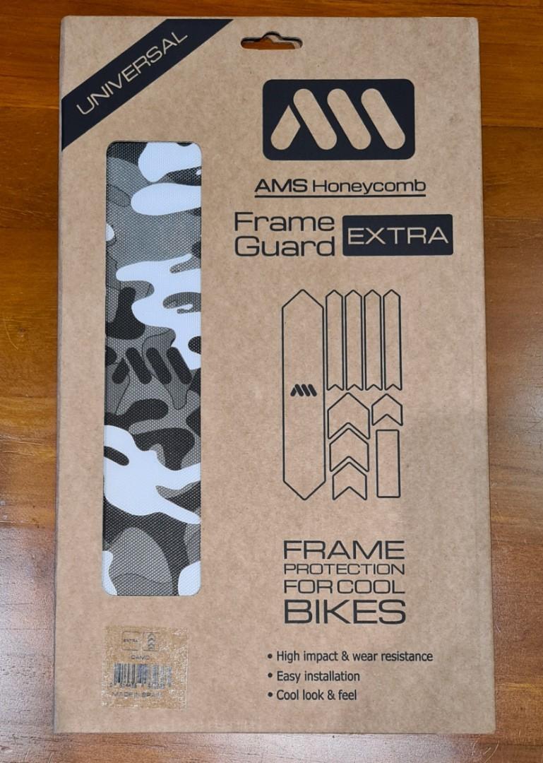 AMS All Mountain Style Frame Guard EXTRA Camo honeycomb MTB Gravity ...
