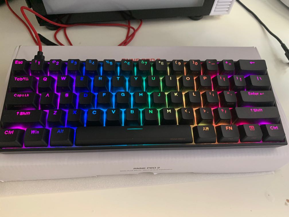 Anne Pro 2 - Black, Full RGB, Computers & Tech, Parts & Accessories ...
