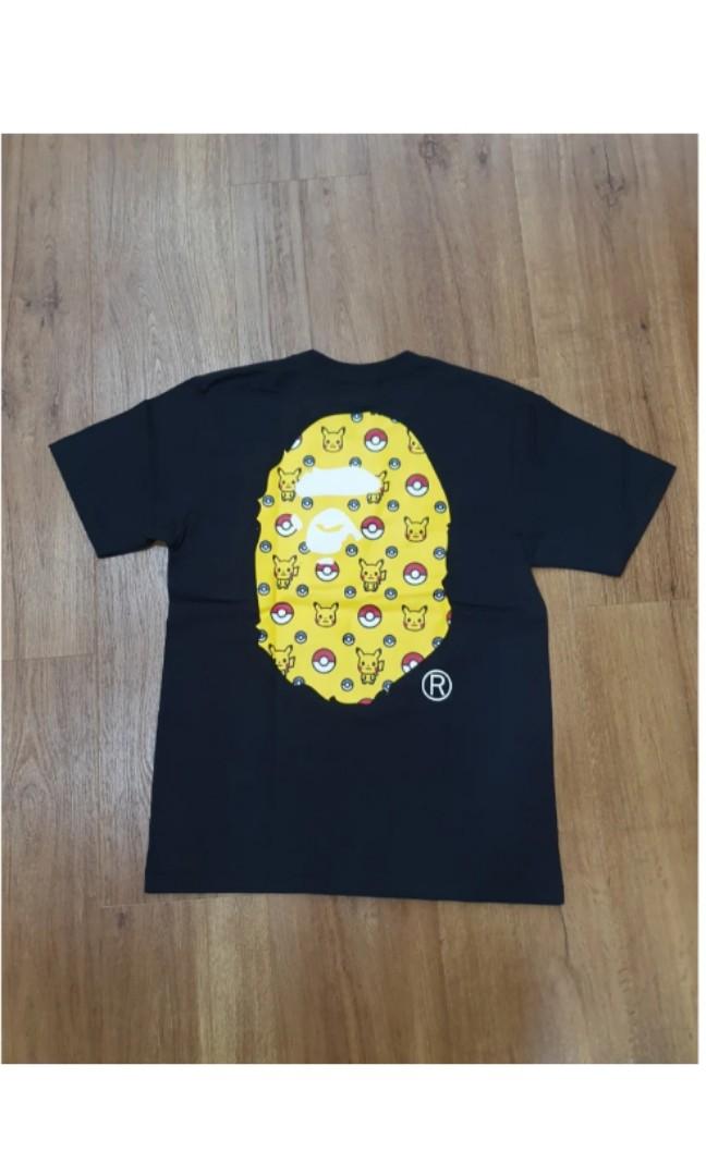 BAPE Bathing Ape Pokemon, Women's Fashion, Tops, Shirts on Carousell