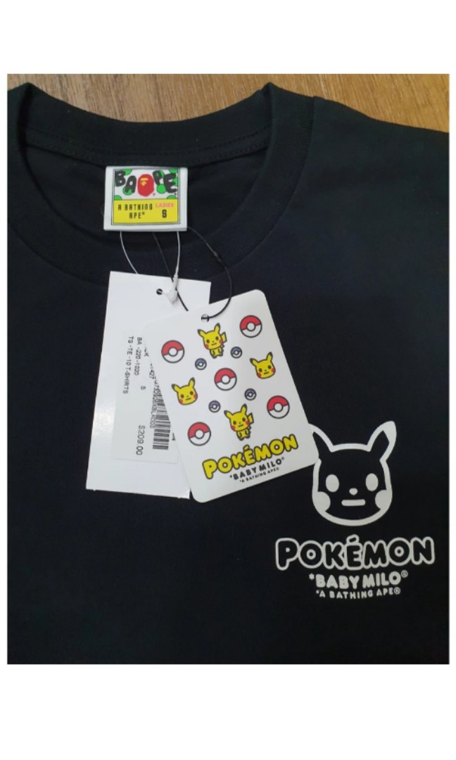 BAPE Bathing Ape Pokemon, Women's Fashion, Tops, Shirts on Carousell