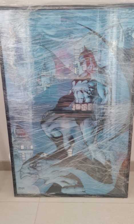 Batman Hush Jim Lee Poster with frame, Furniture & Home Living, Home ...