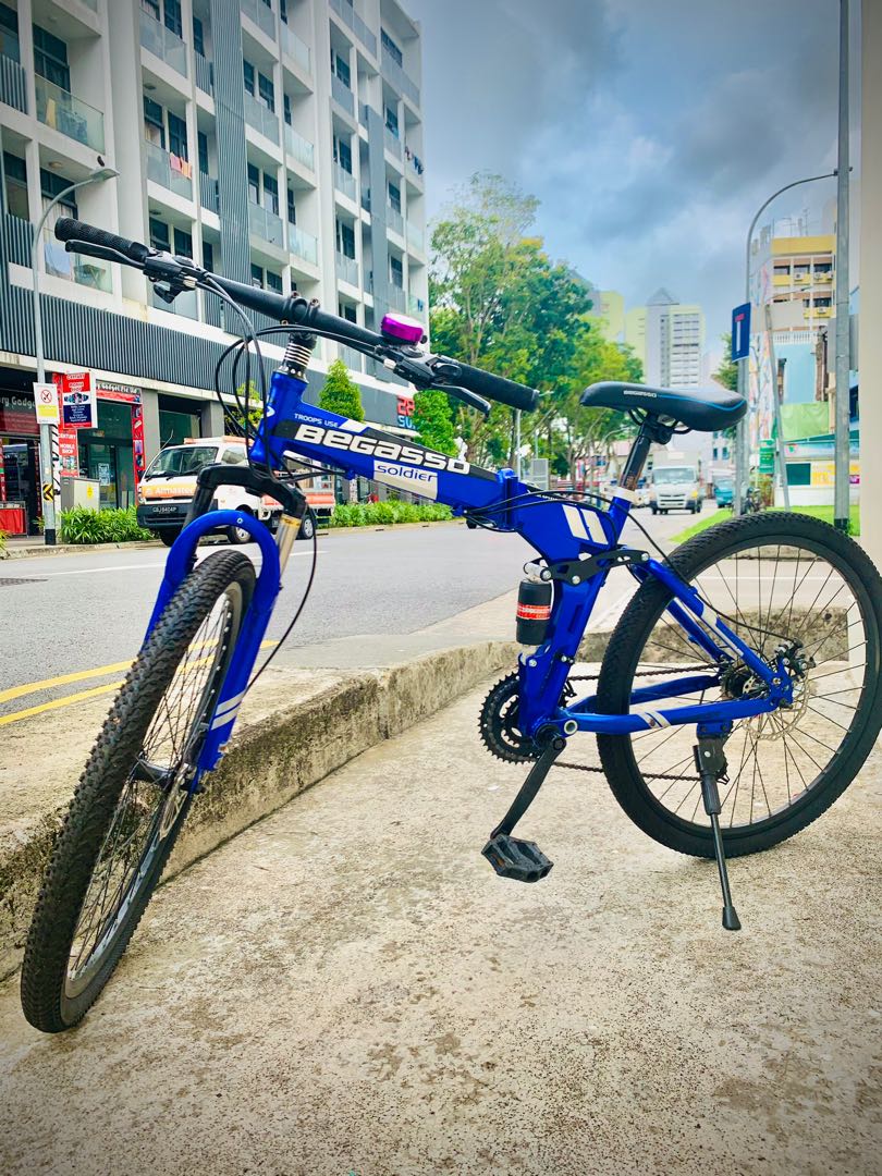 Begasso Foldable Mountain Bike 26” - 24 speed, Sports Equipment ...