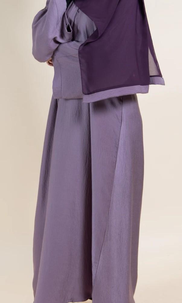 BNIB Mashal Abaya Lilac Hana 56, Women's Fashion, Dresses & Sets ...