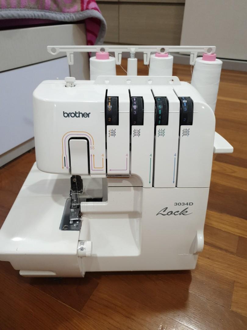 Brother overlock machine 3034D, Everything Else on Carousell