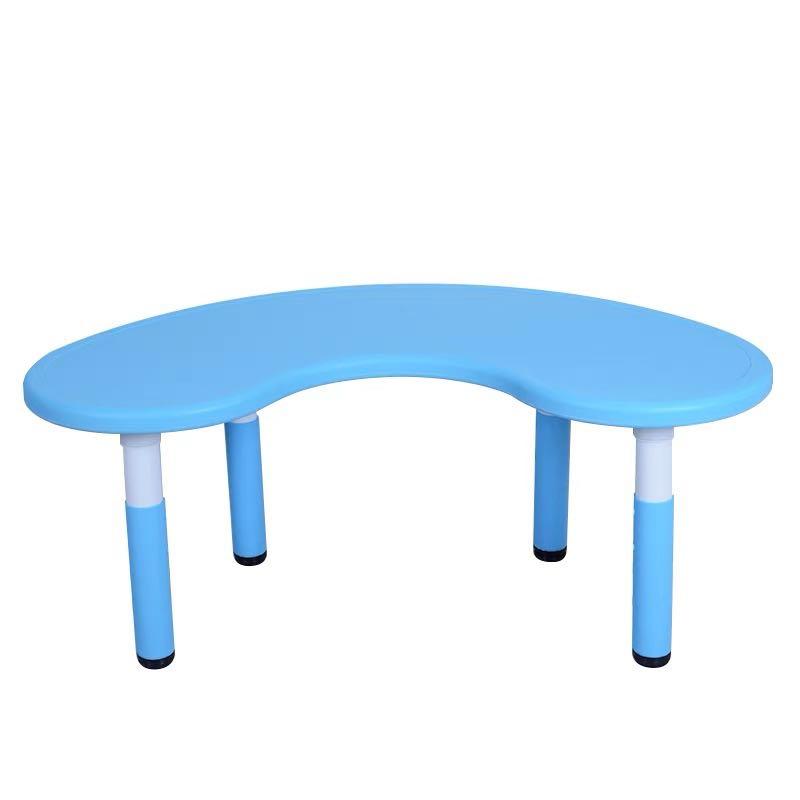 Crescent shape children table with adjustable height , Babies & Kids ...