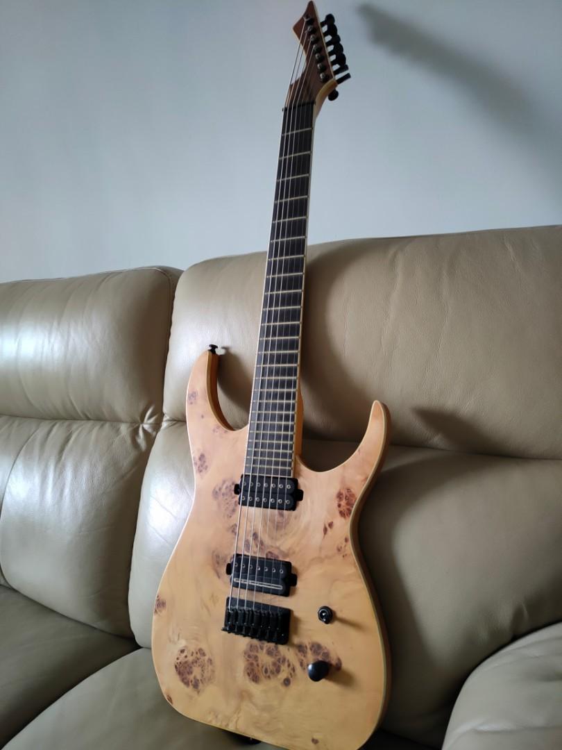Custom 7 string guitar, Hobbies & Toys, Music & Media, Musical ...