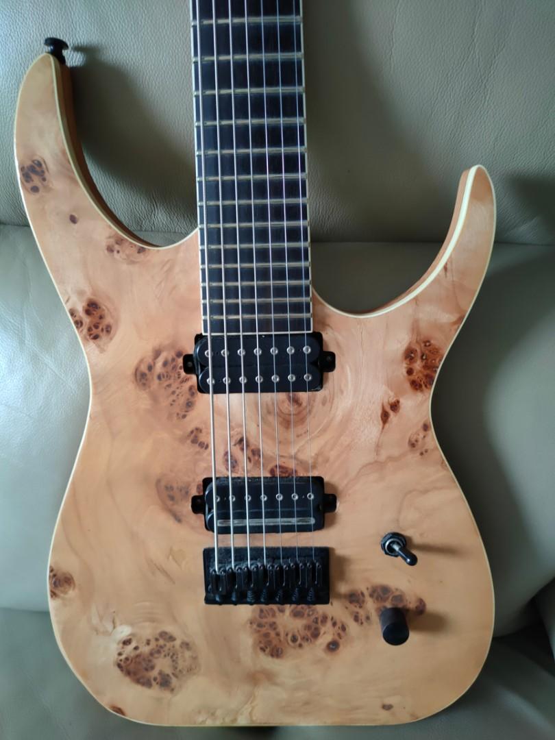 Custom 7 string guitar, Hobbies & Toys, Music & Media, Musical ...